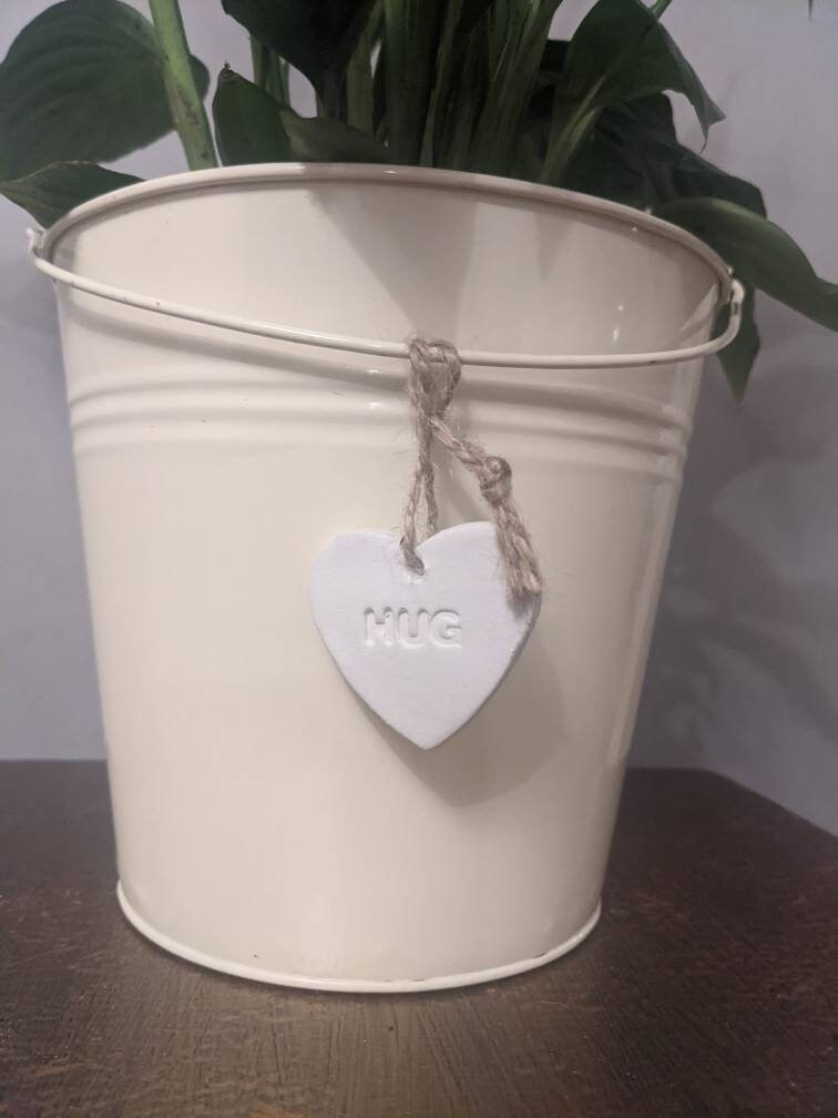 Gift a Hug Clay Keepsakes Gift Tags Heart Hug Wedding - Etsy UK