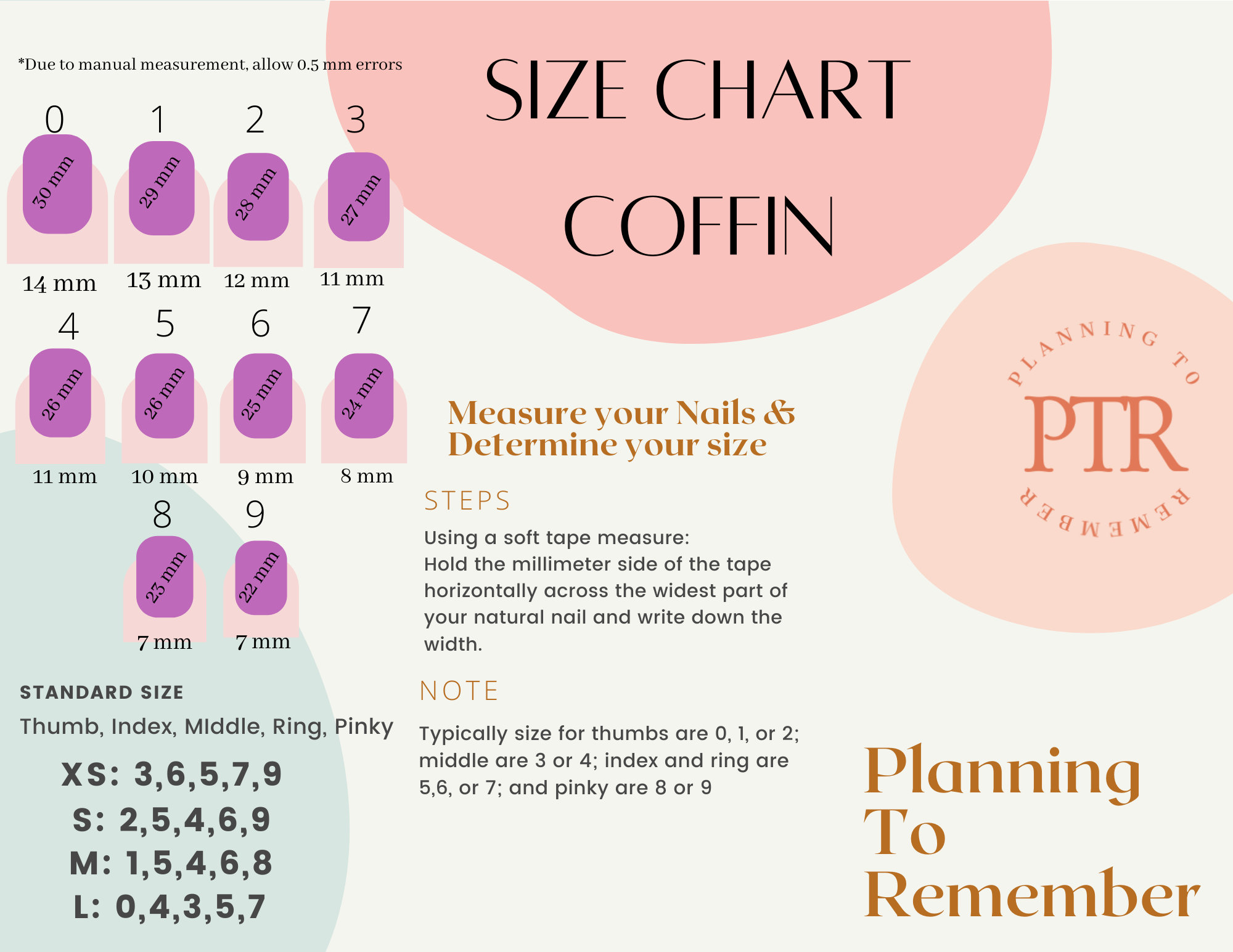 Posey Set Pink Chrome Rose Gold Glitter Coffin Nail Set - Etsy