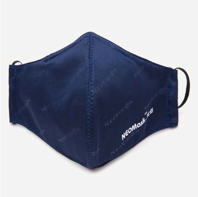 Neomask Navy VC65 4 Layers Facemask, Reusable Washable, Activated ...