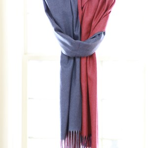 Double Sided 2 Tone Reversible Scarf for Women | Warm Winter Scarf ...