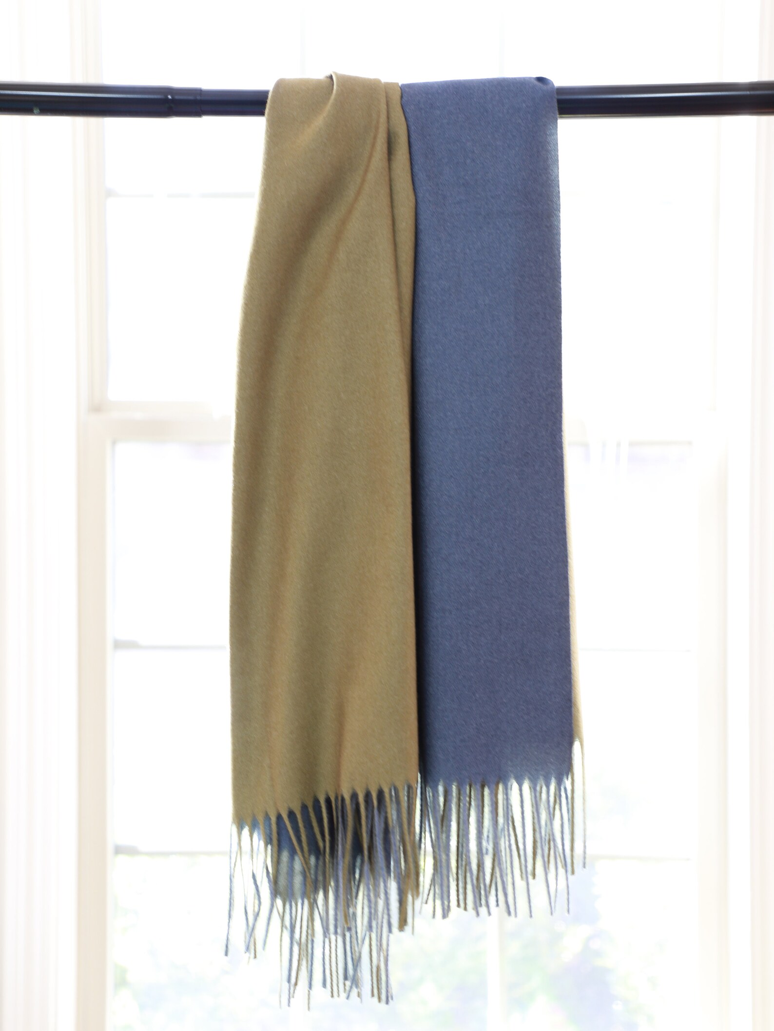 Double Sided 2 Tone Reversible Scarf for Women | Warm Winter Scarf ...
