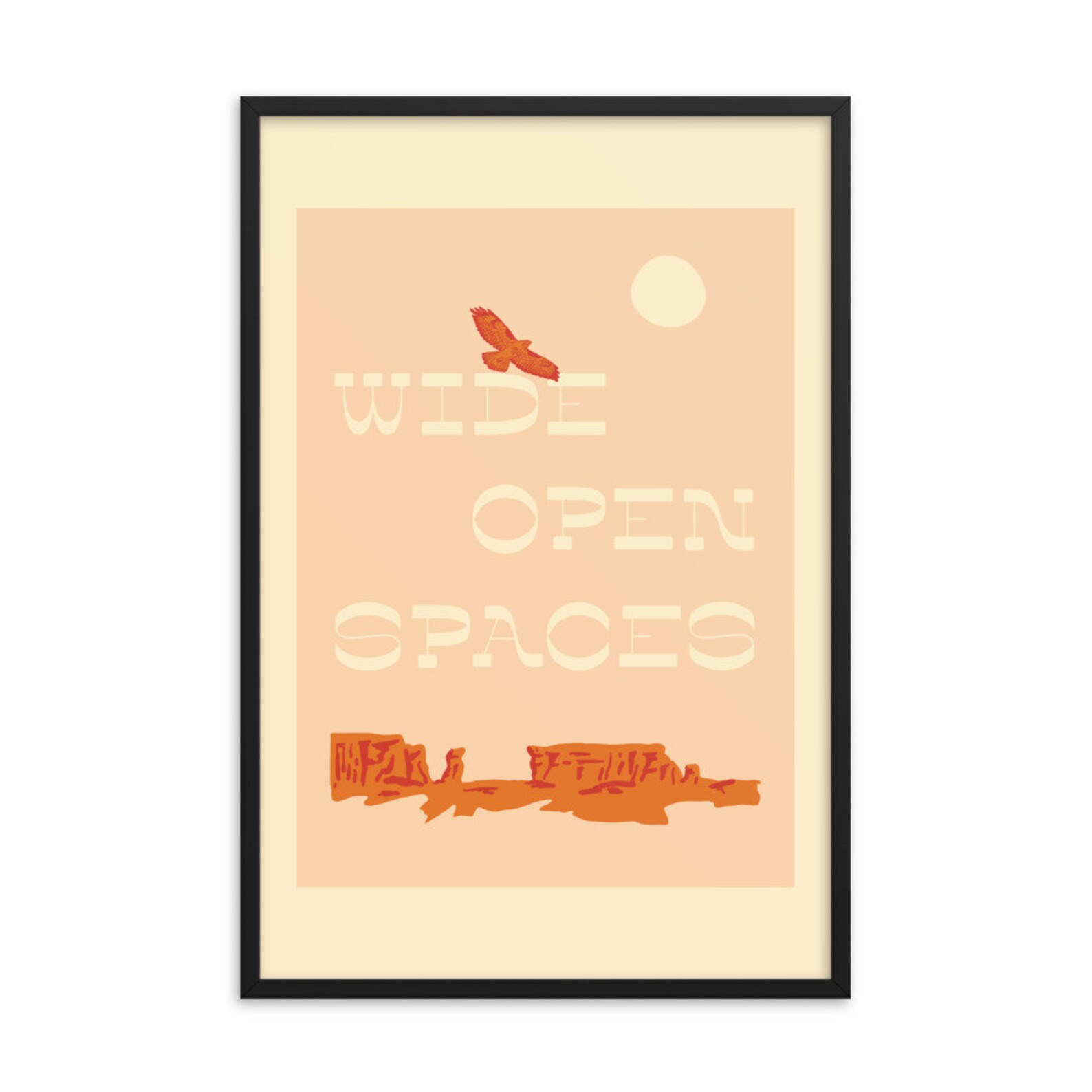 Wide Open Spaces Poster Art Print Framed - Etsy