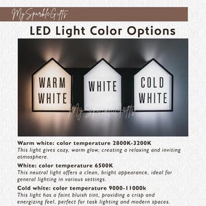 Modern Illuminated Backlit House Sign Custom LED Address Plate Lighted ...