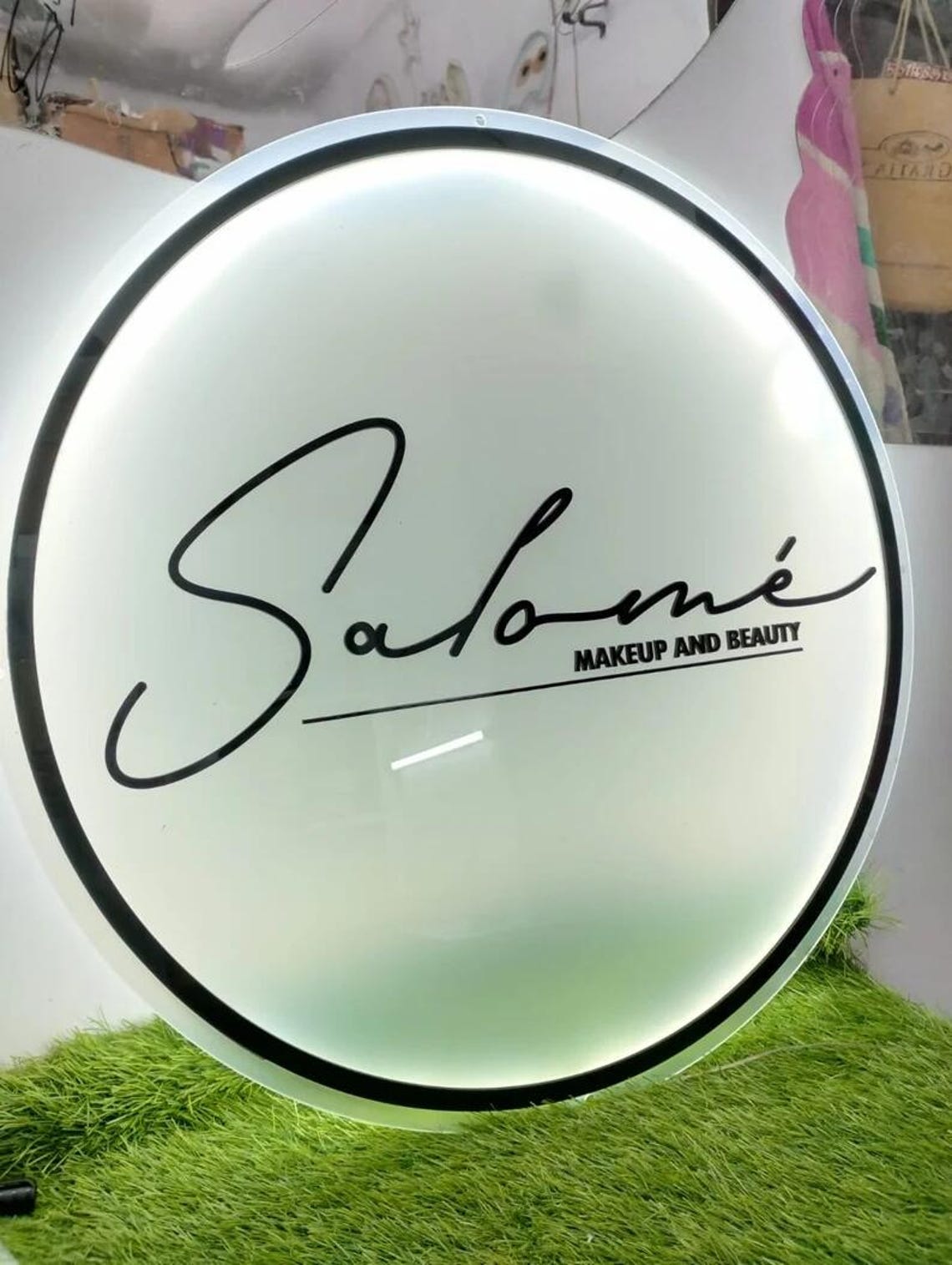 Custom Backlit Acrylic Sign Acrylic Logo Sign LED Business Sign Salon ...