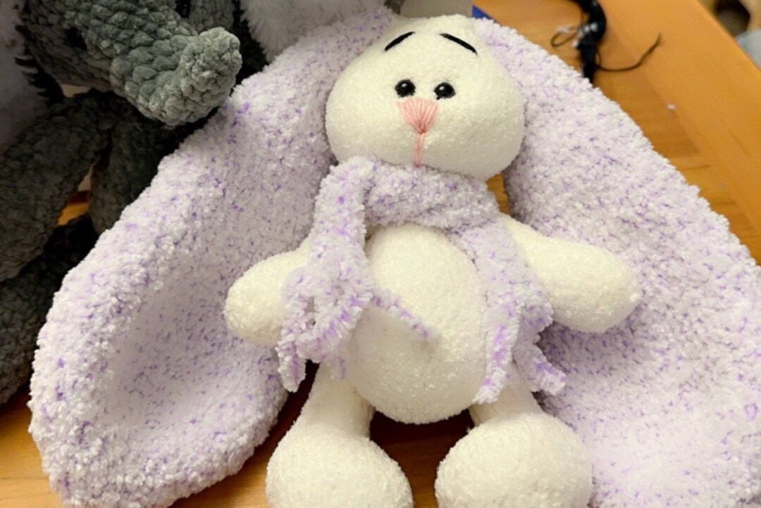 Small Plush Bunny - Etsy