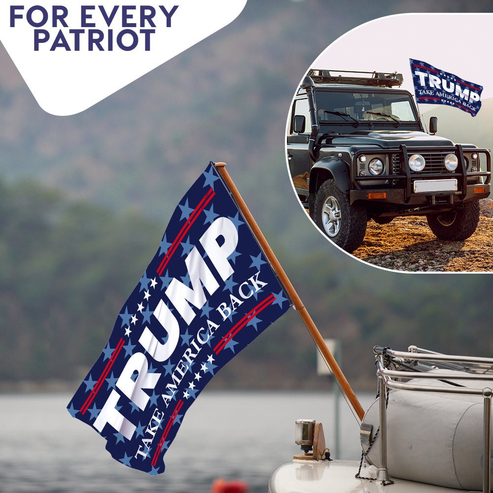 Trump Flag: Take America Back Patriotic 3x5 Ft - Etsy