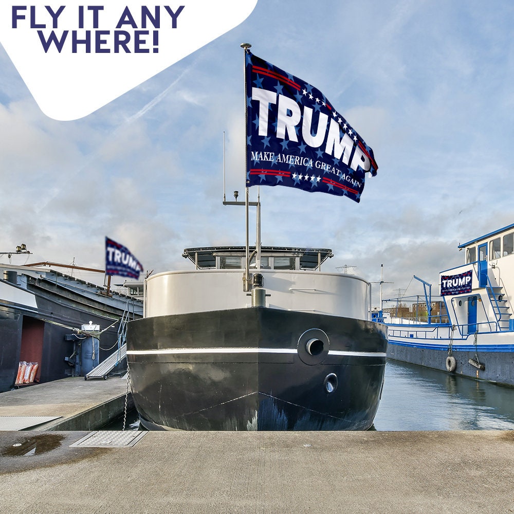 Donald Trump Flags 2024, Re-elect Trump 2020- 2024, Make America Great ...