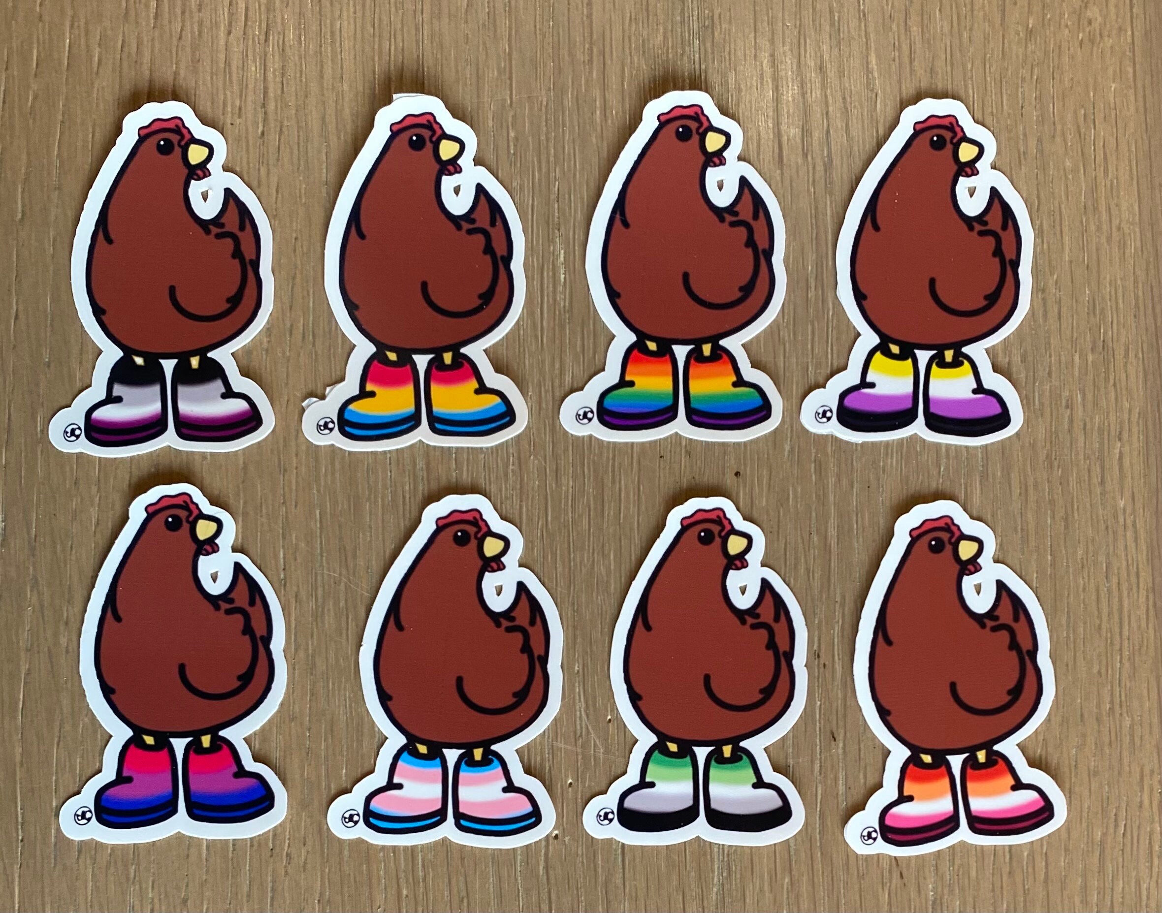 Lgbtq Pride Chickens - Etsy