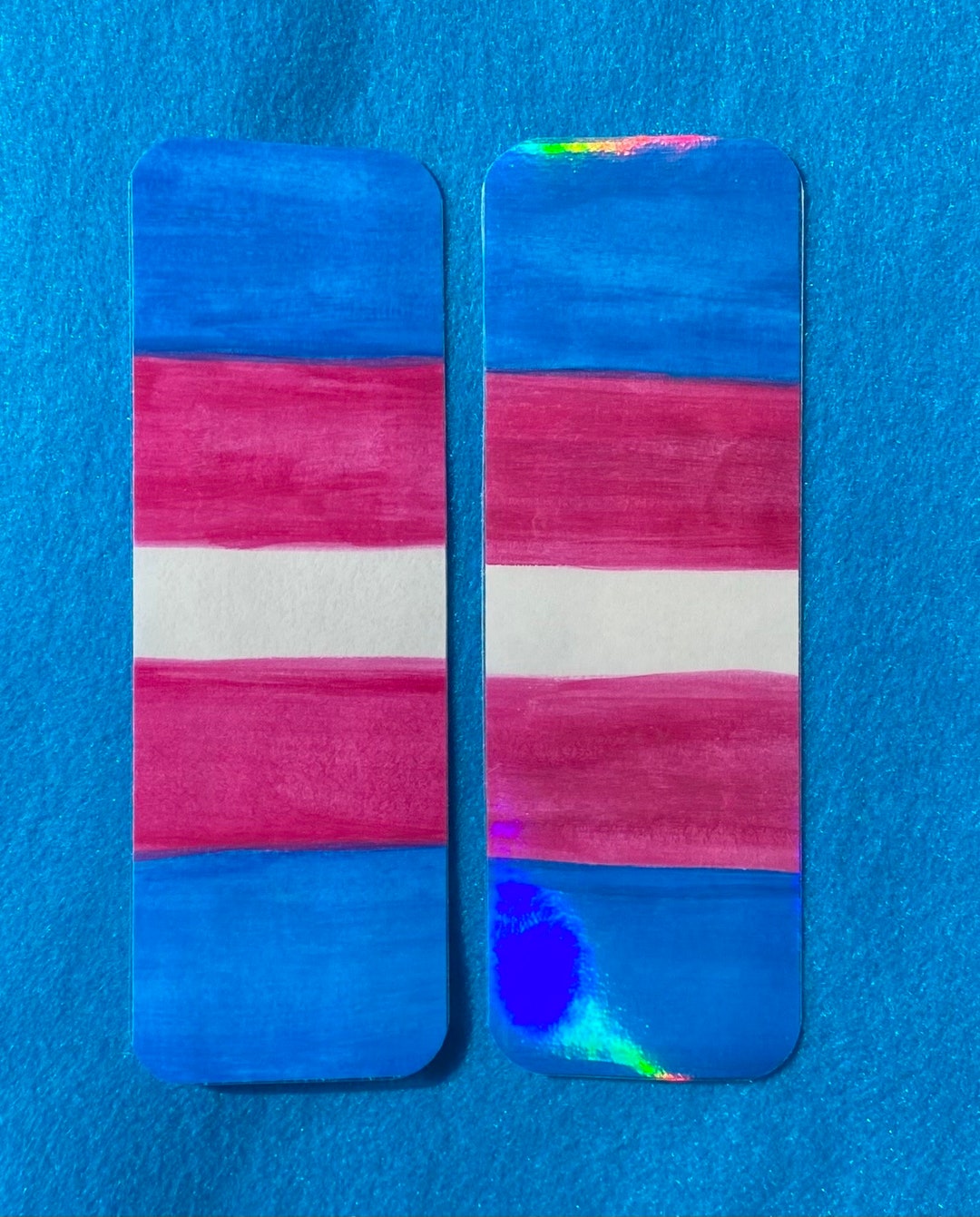 Transgender Pride Flag Bookmark - Etsy