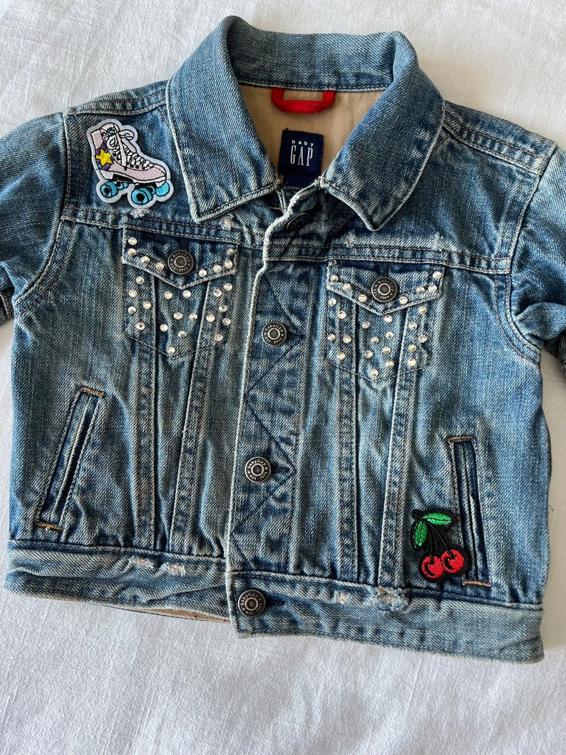 Rhinestone Custom Jacket, Rhinestone Denim Jacket, Girl Rhinestone ...