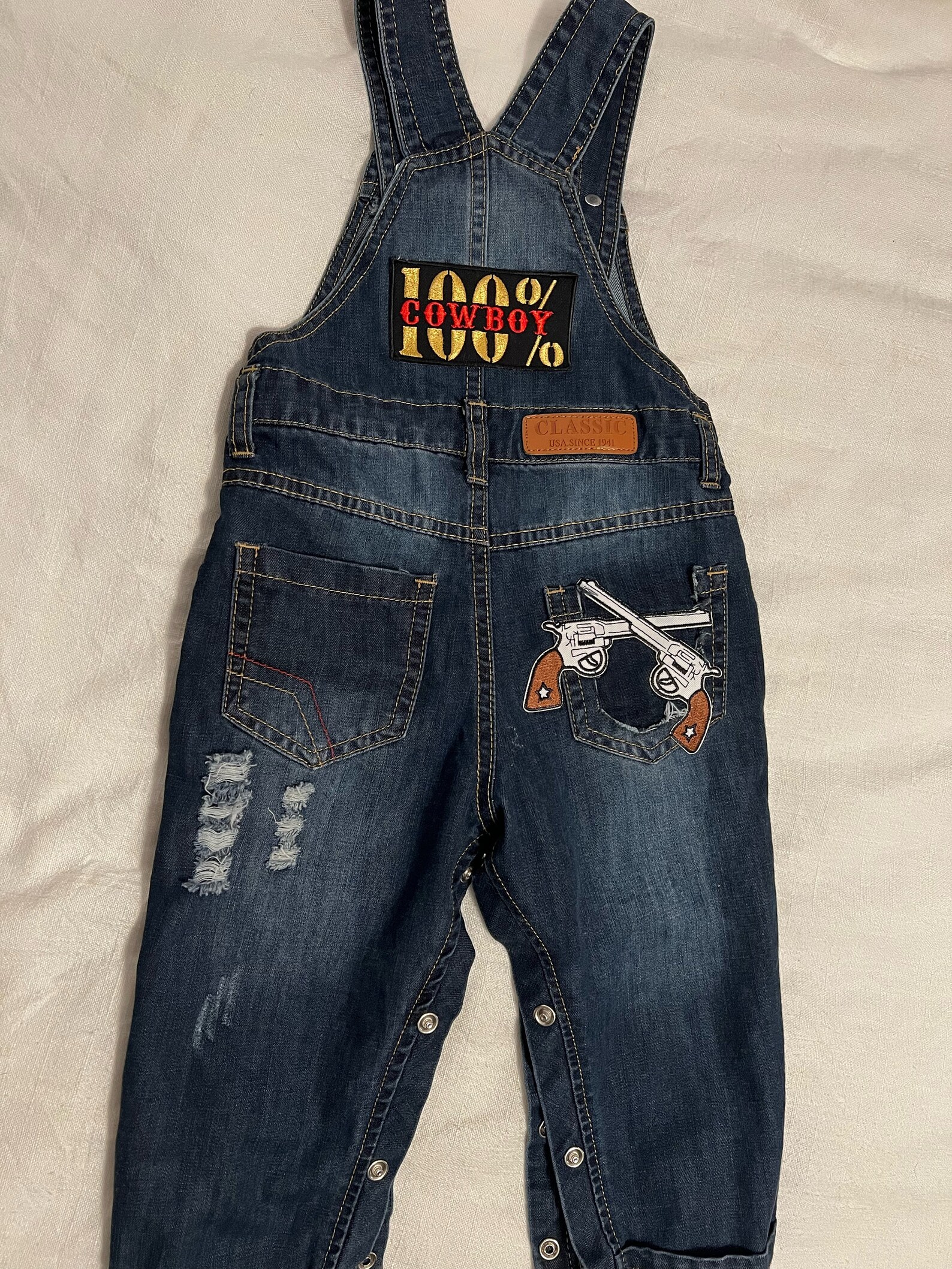 Personalized Denim, Cowboy Overalls, Western Overalls, Custom Denim ...