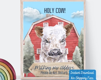 Cow Pumping Sign - Etsy