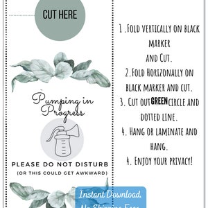 Pumping Sign for Work,lactation Room Hanger for Office,pumping ...