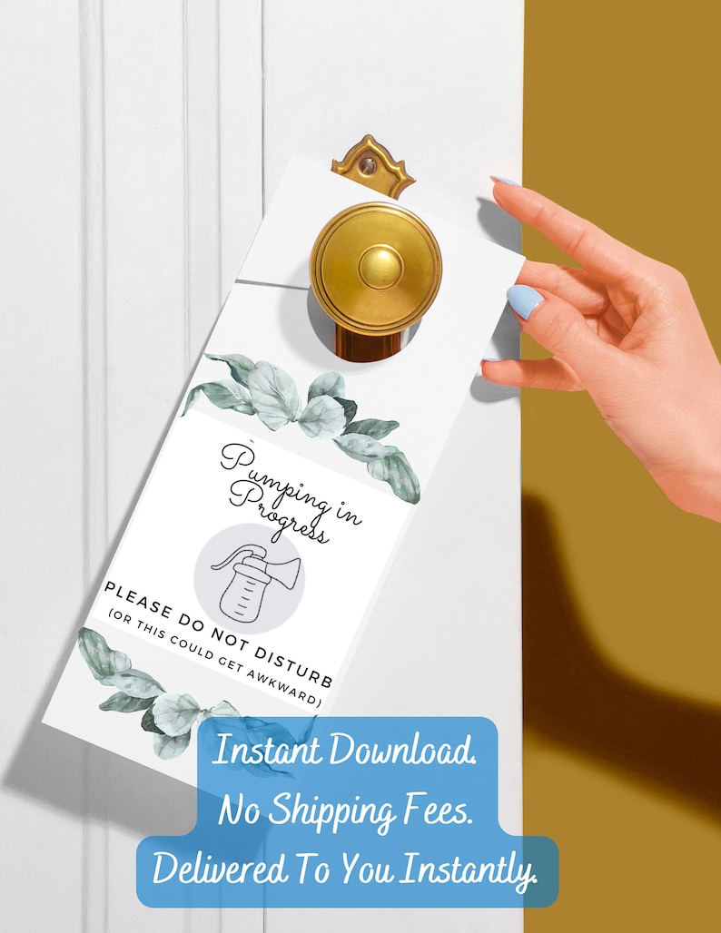Pumping Sign for Work,lactation Room Hanger for Office,pumping ...