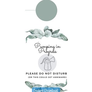 Pumping Sign for Work,lactation Room Hanger for Office,pumping ...