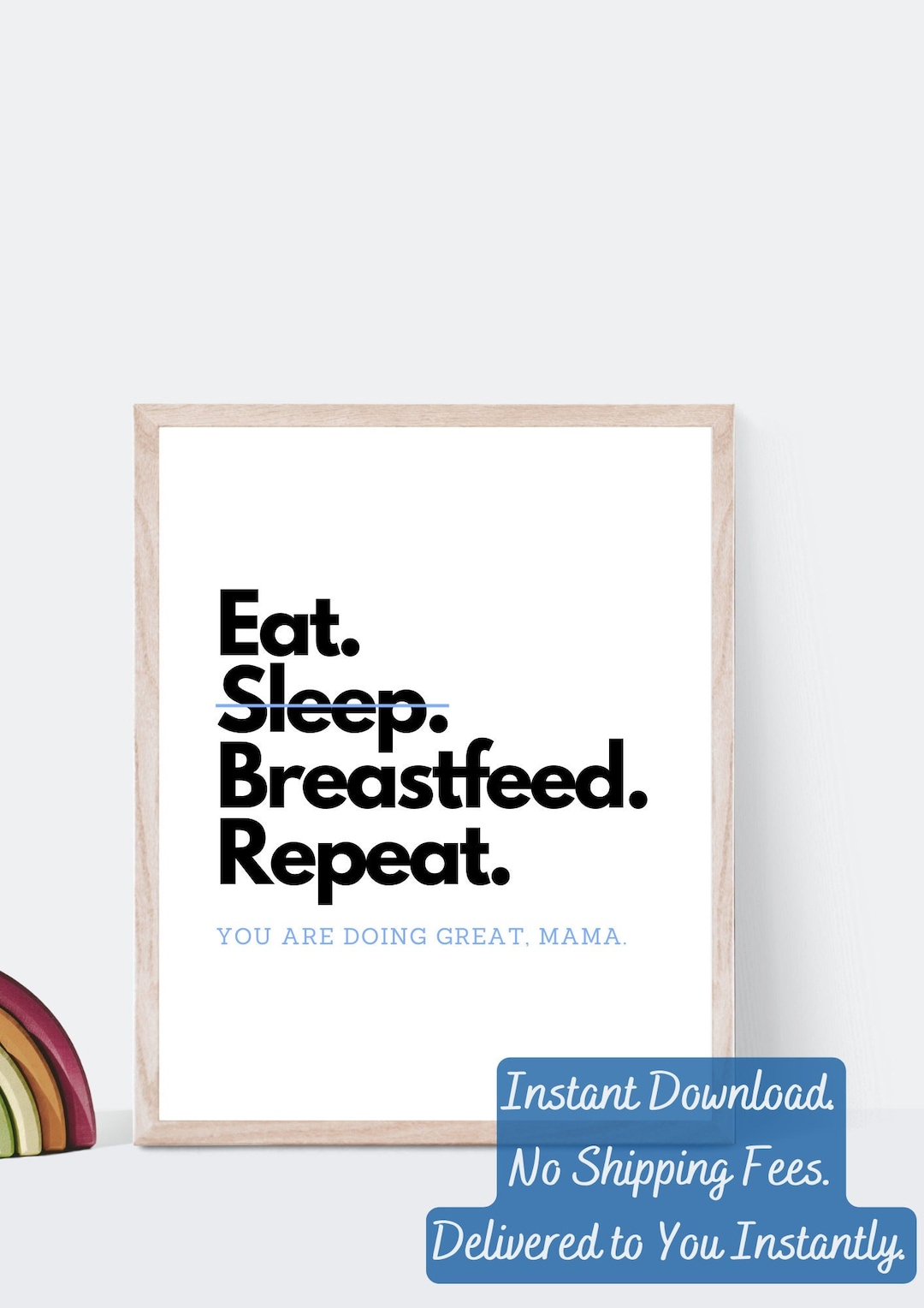 Breastfeeding Art, Eat Sleep Breastfeed Repeat, Breastfeed Sign for ...