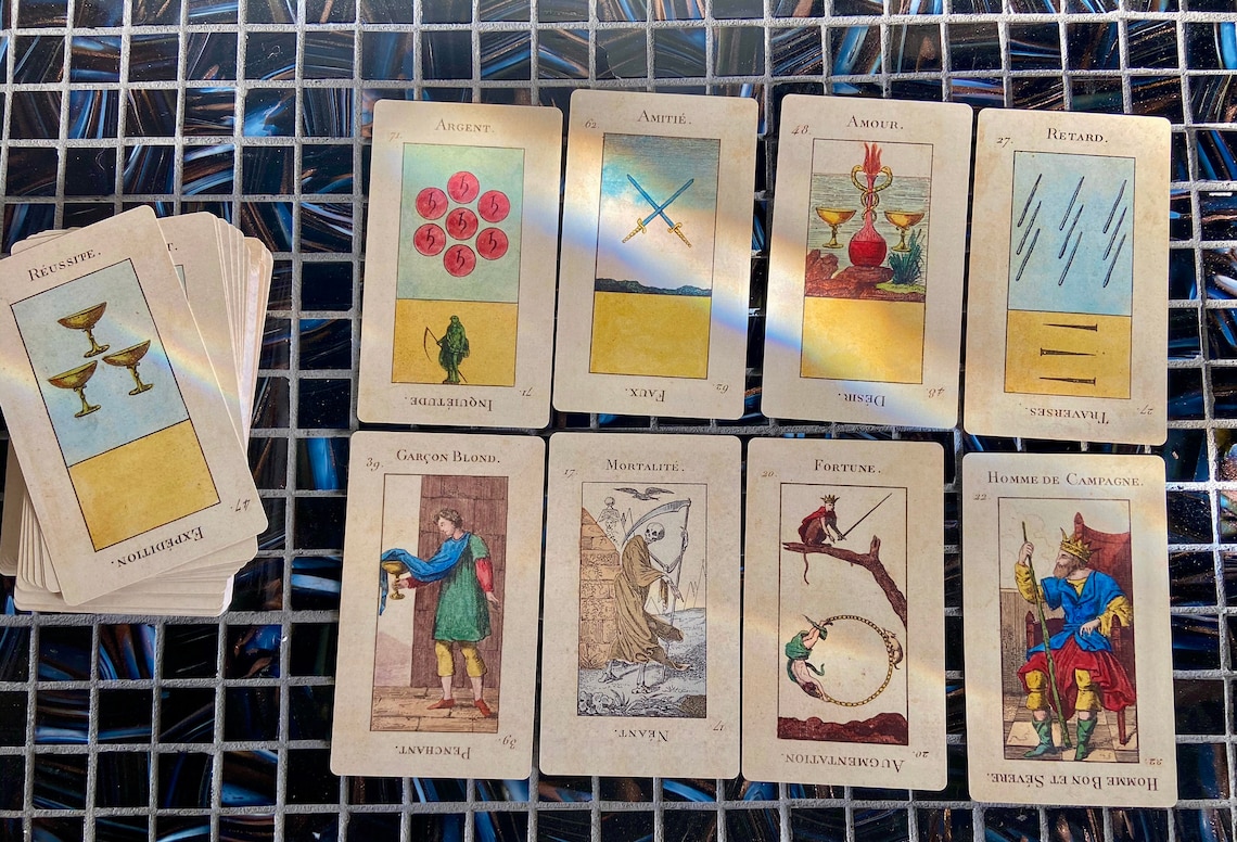 Etteilla Tarot Deck Published in the 1800s by B.P. Grimaud - Etsy Australia