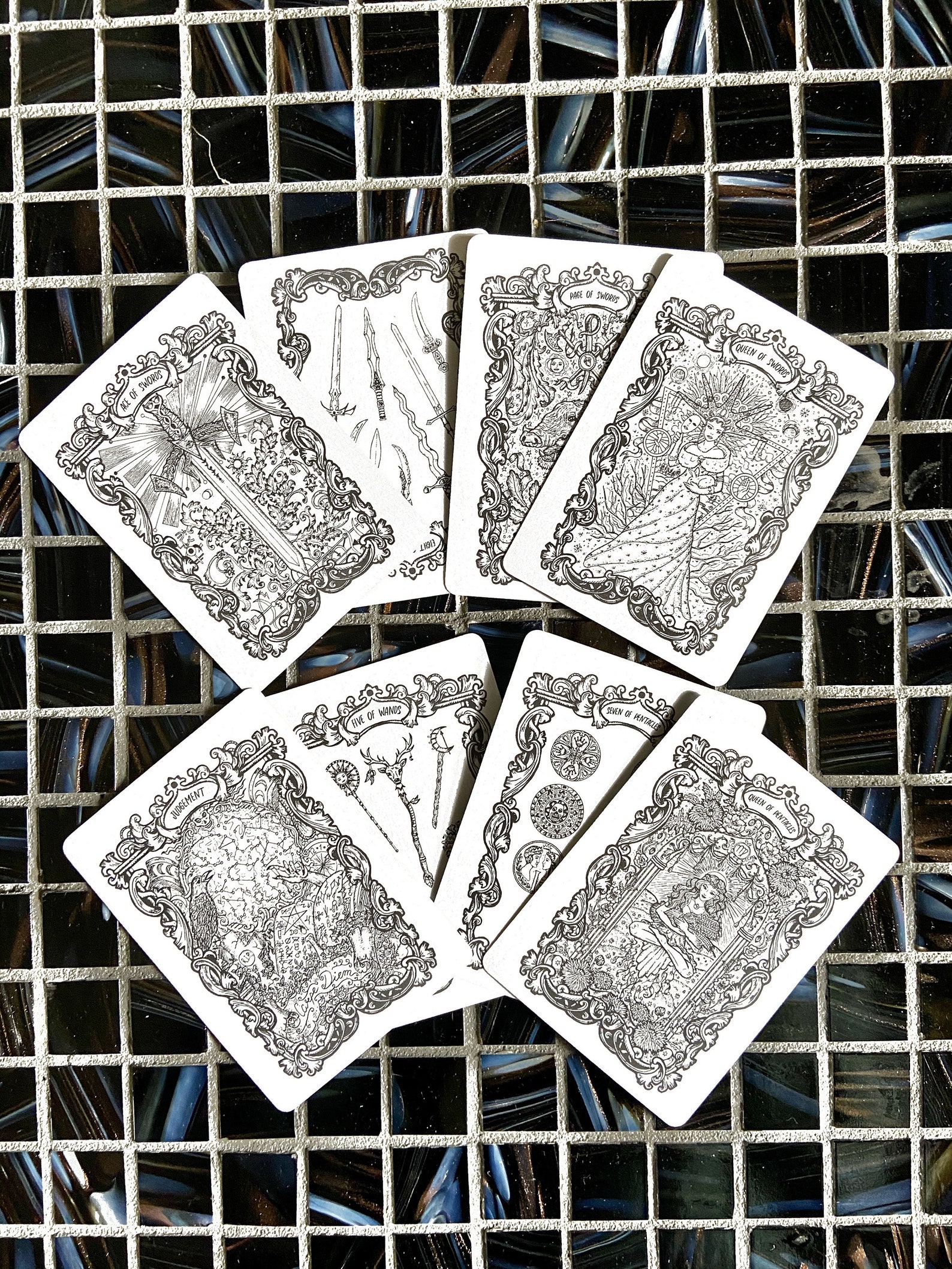 Magic Gate Tarot Deck and Guidebook 3.5 by 2.5 Occult Imagery 78 Cards ...
