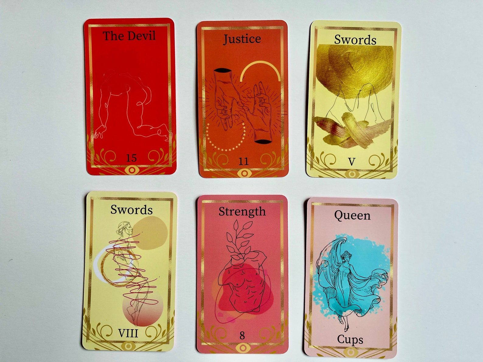 The Sex And Love Tarot Deck With Guidebook Printed In Usa Etsy Uk