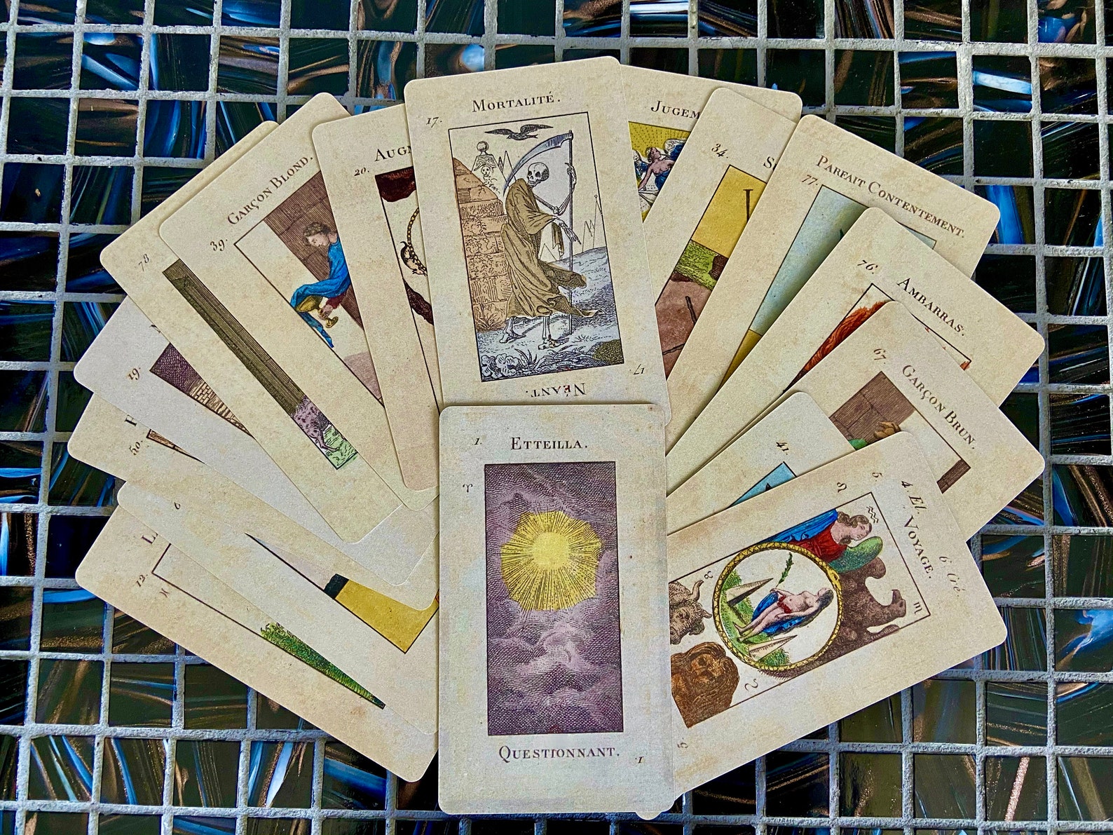 Etteilla Tarot Deck Published in the 1800s by B.P. Grimaud - Etsy