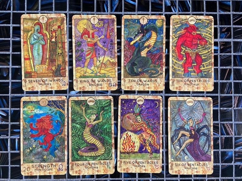 Mythic Tarot Deck & Guide | Full Size Tarot Cards | 78 Cards ...