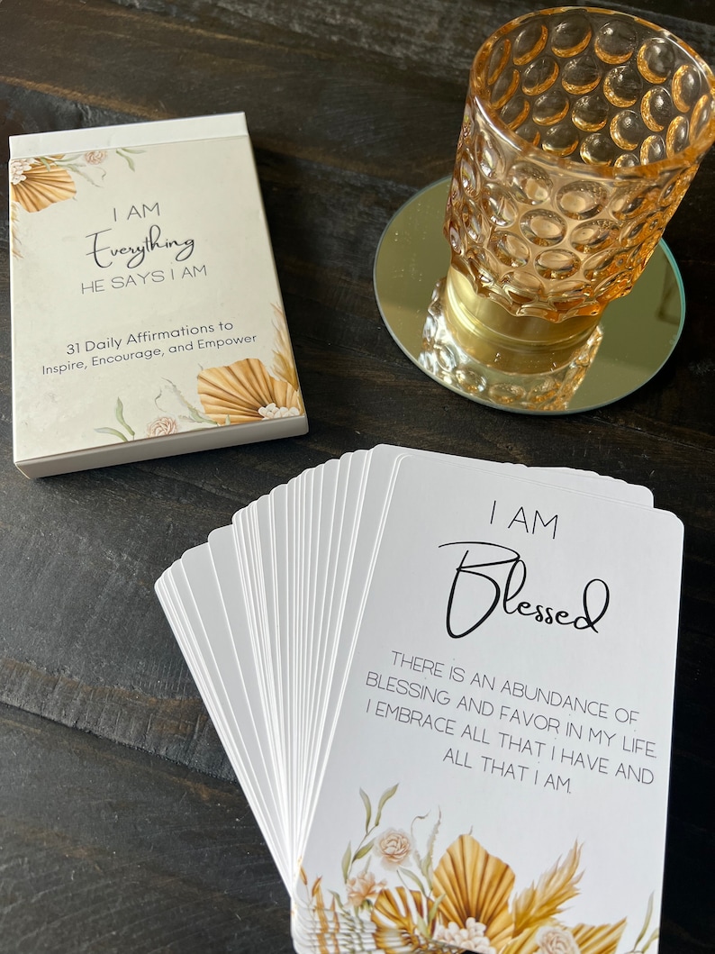 Bible Affirmation Cards Scripture Cards Empowering - Etsy