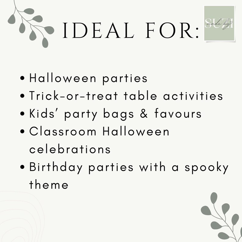 Halloween Activity Placemat Printable | Digital Download Kids Party ...