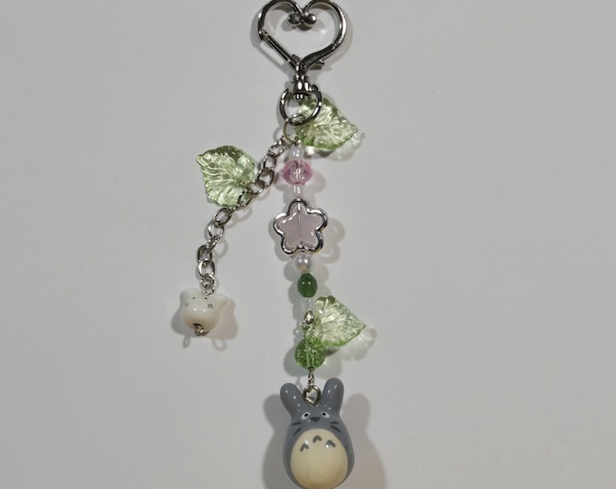 Totoro Charm Keychain - Etsy
