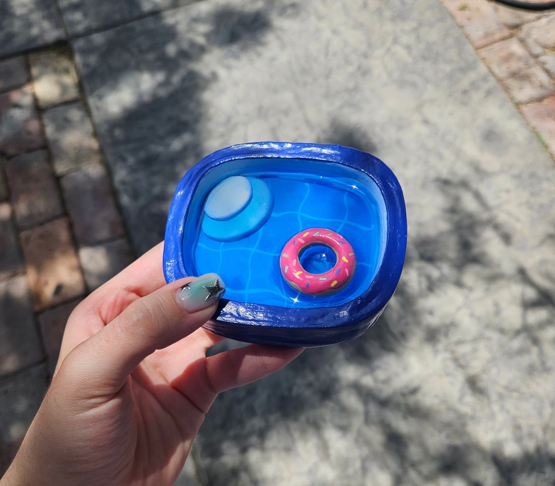 Donut Float Pool Tray | Clay Tray - Etsy