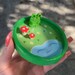 Small Handmade Frog Pond Clay Tray - Etsy