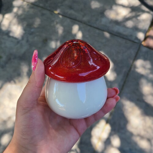 Small Mushroom Trinket Box - Etsy