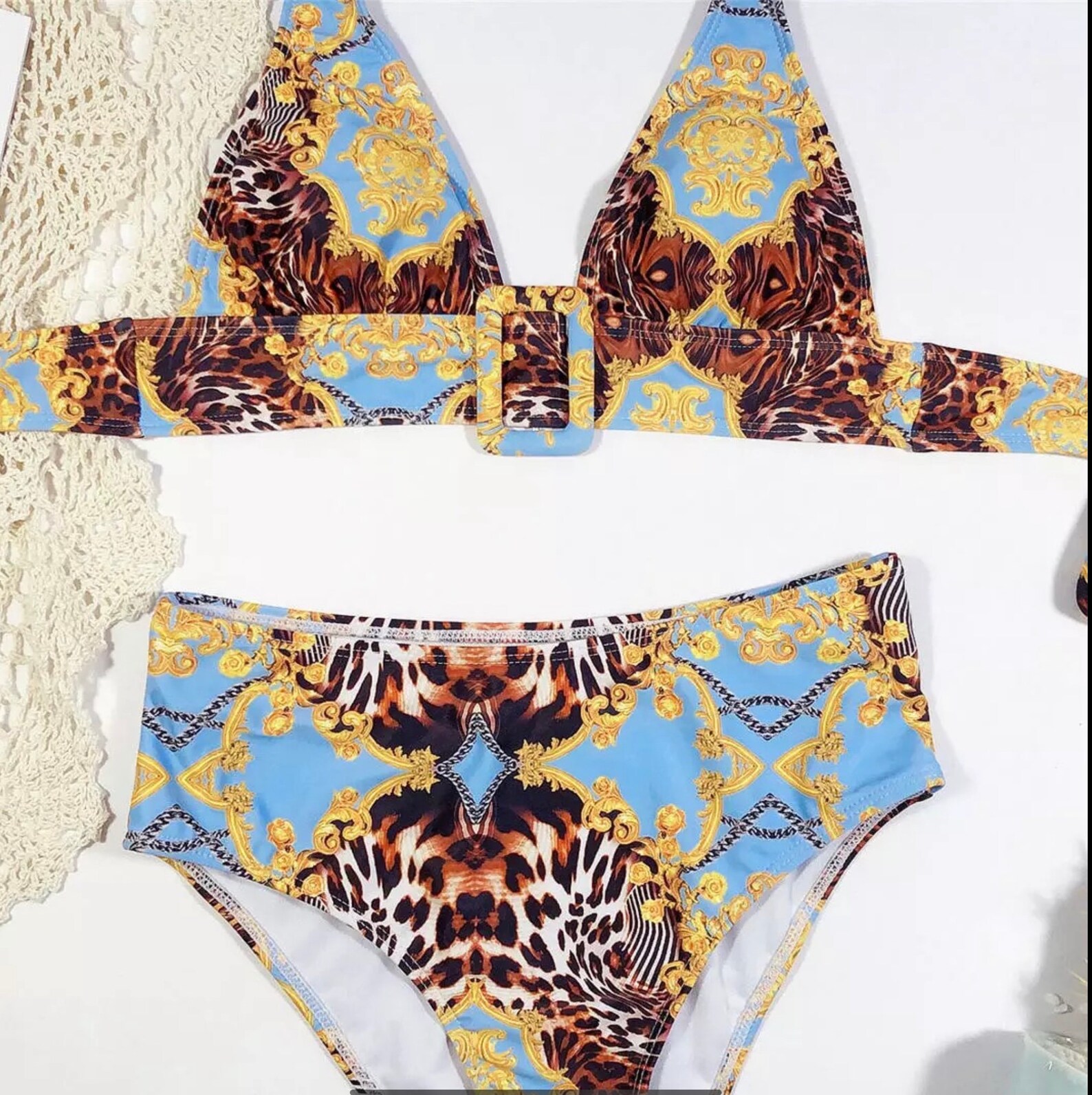 Baroque Bikini Set/ Womens Swimwear/ Swimsuit/ Bathing Suit/ - Etsy