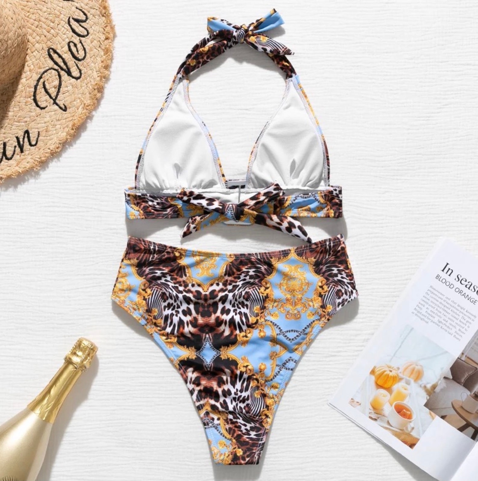 Baroque Bikini Set/ Womens Swimwear/ Swimsuit/ Bathing Suit/ - Etsy