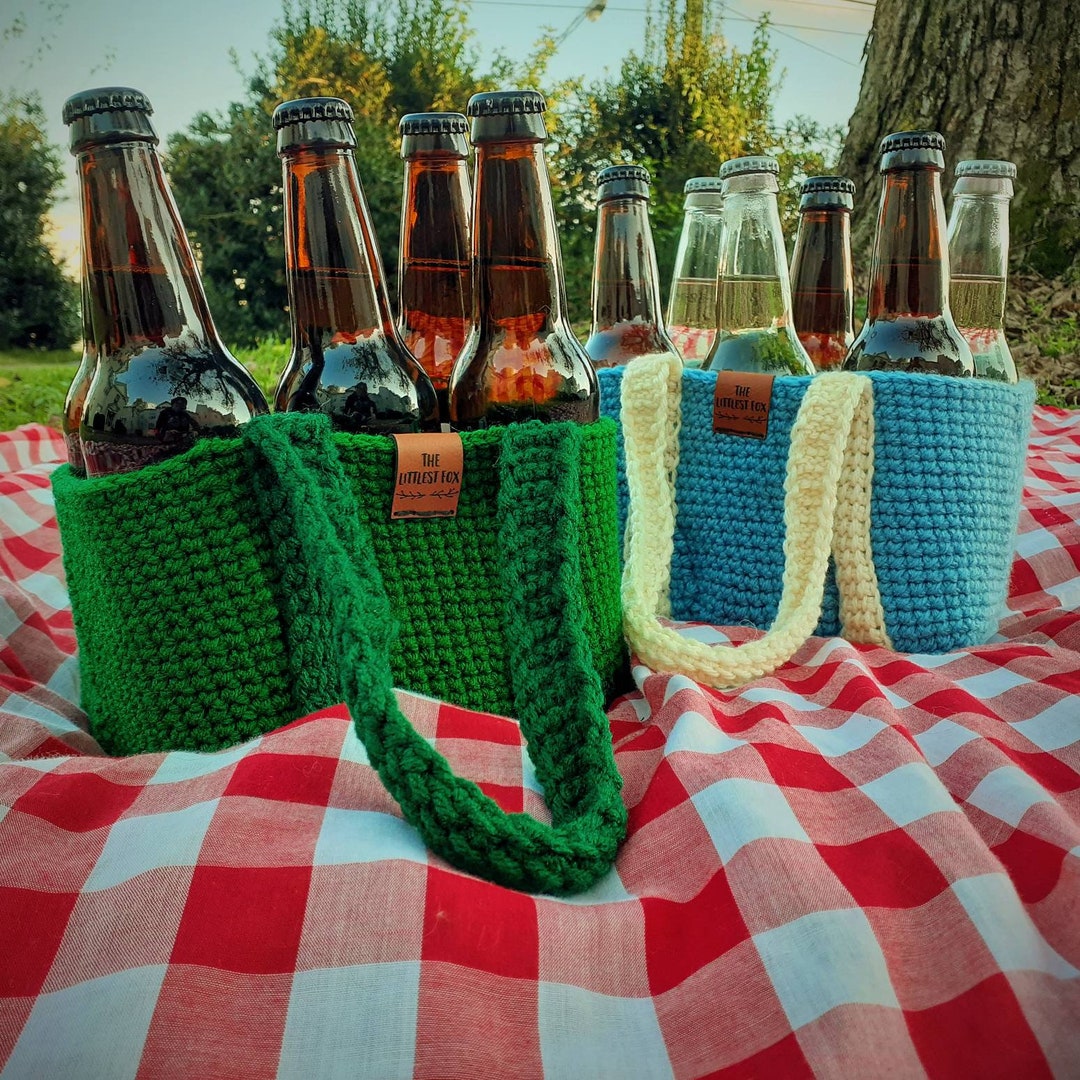Six-pack Beer Caddy, Drink Carrier With Handles, BYOB Reusables, BYOB ...