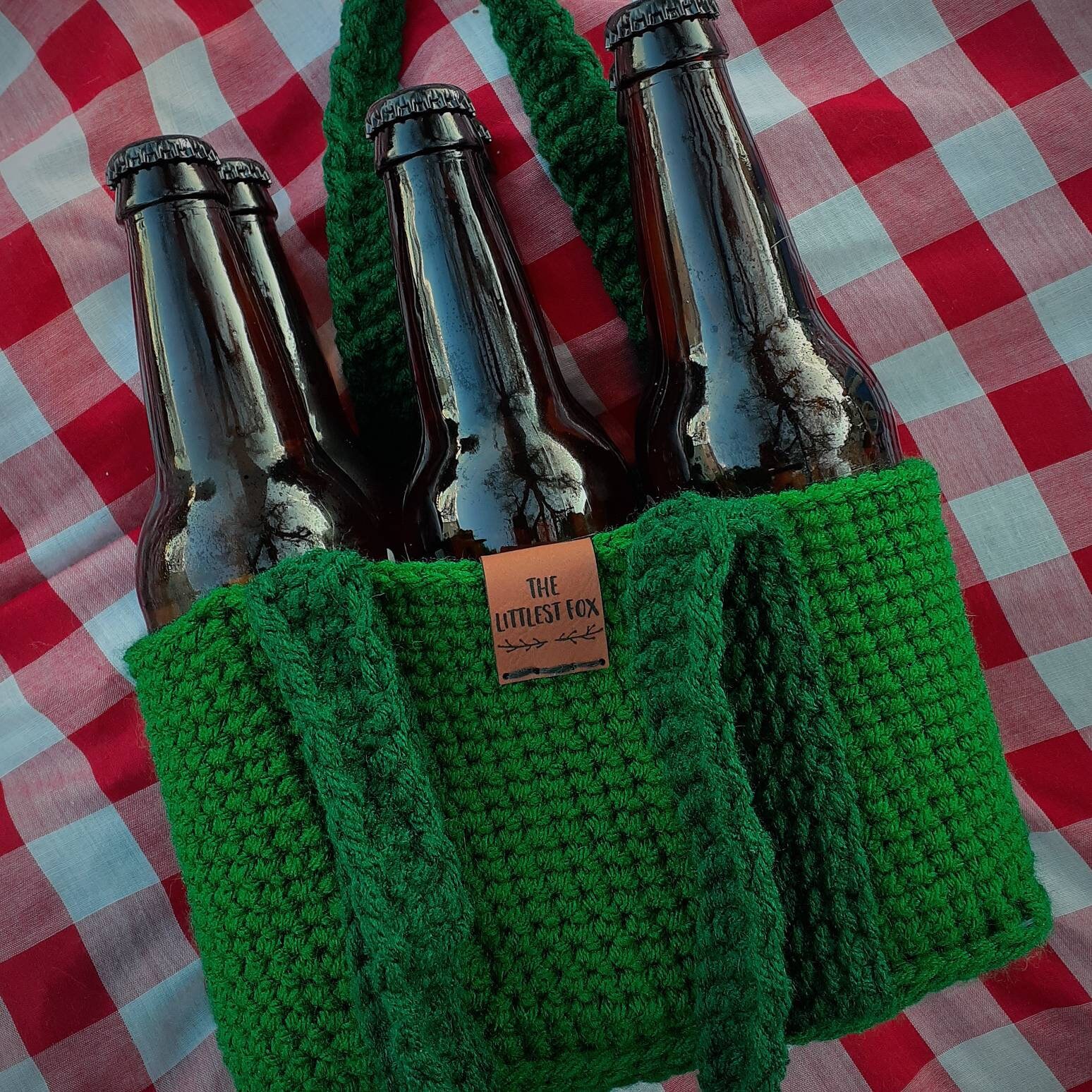 Six-pack Beer Caddy, Drink Carrier With Handles, BYOB Reusables, BYOB ...