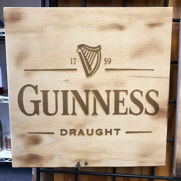Wood Guinness Sign - Etsy