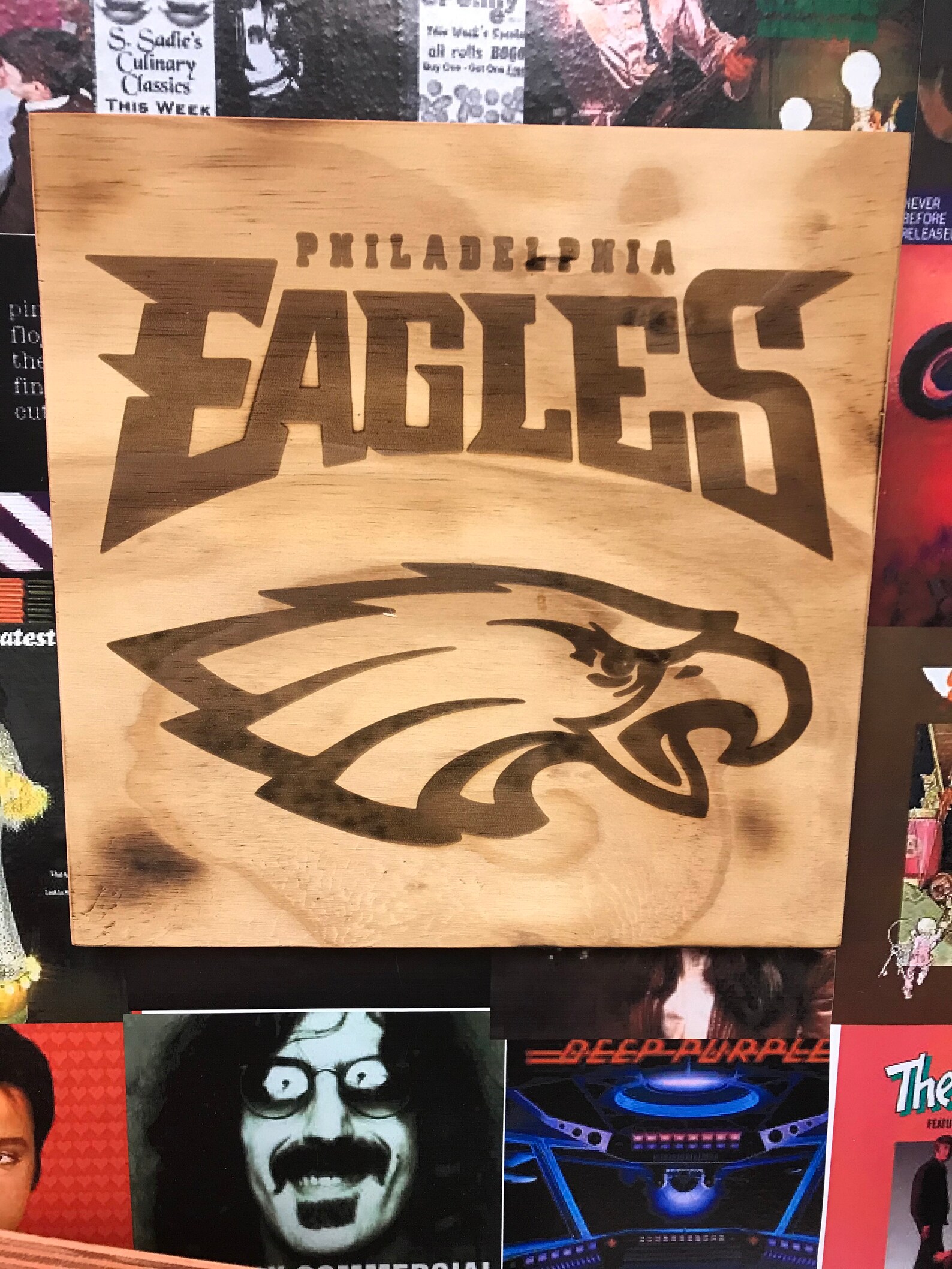 Eagles Wood Sign - Etsy