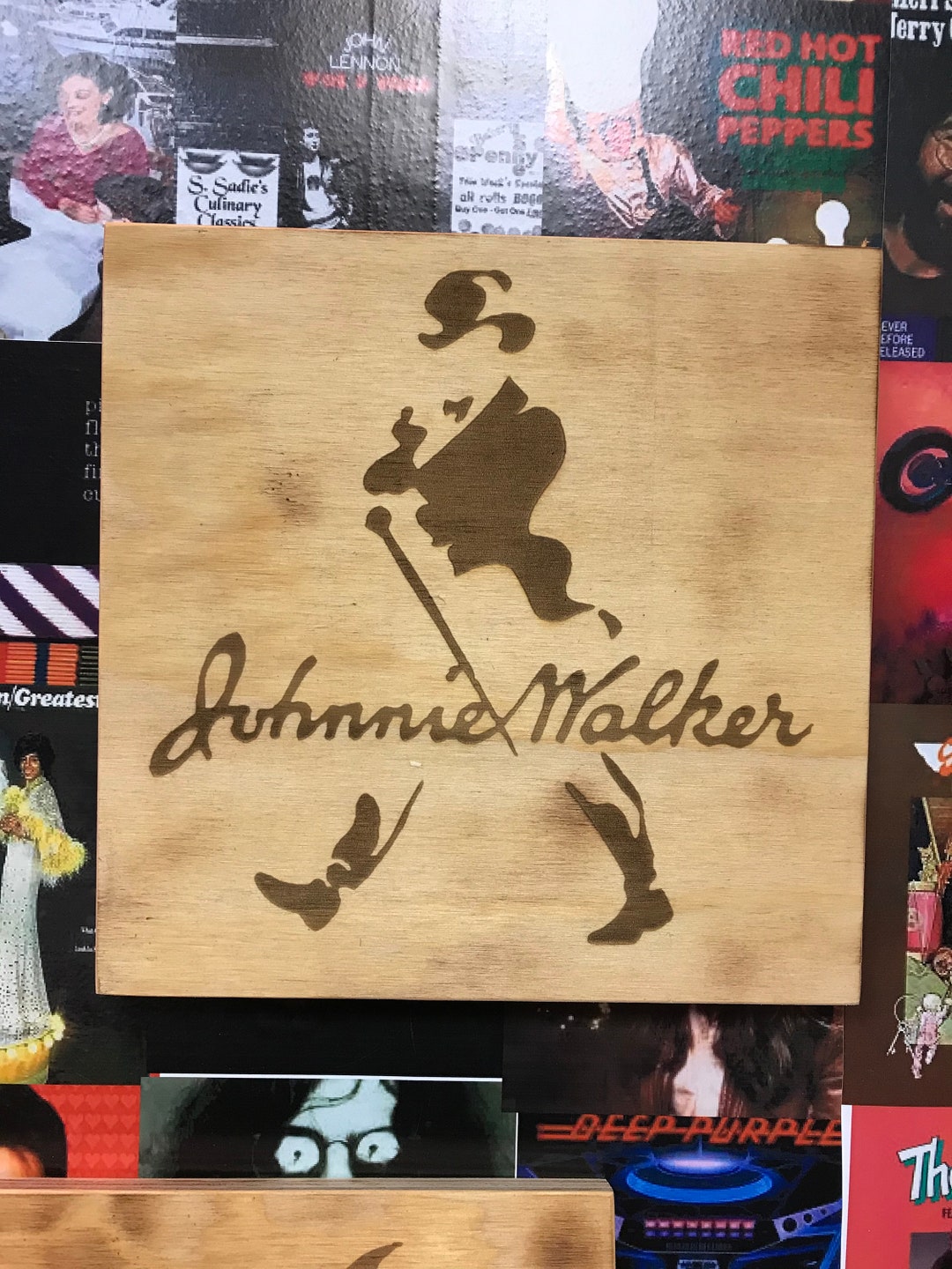 Johnnie Walker Wood Sign - Etsy