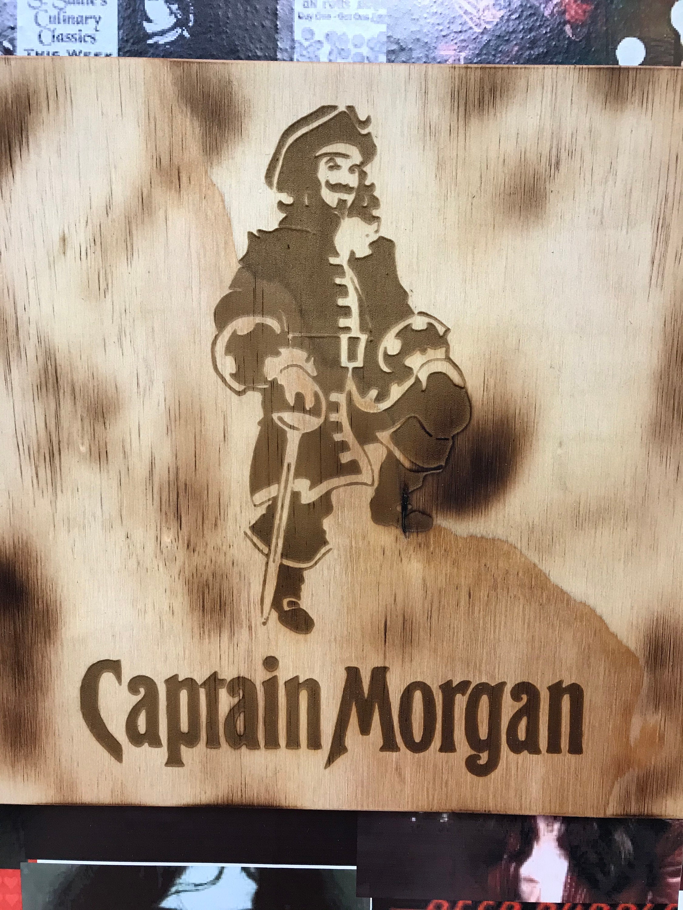 Captain Morgan Wood Sign - Etsy