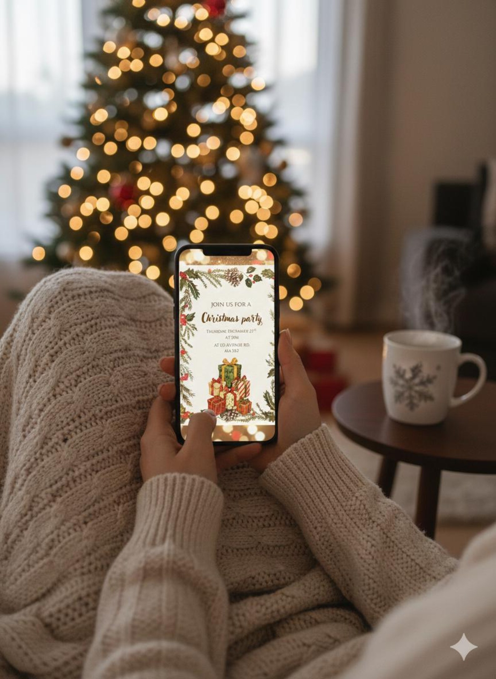 Christmas Invitation Card - Etsy