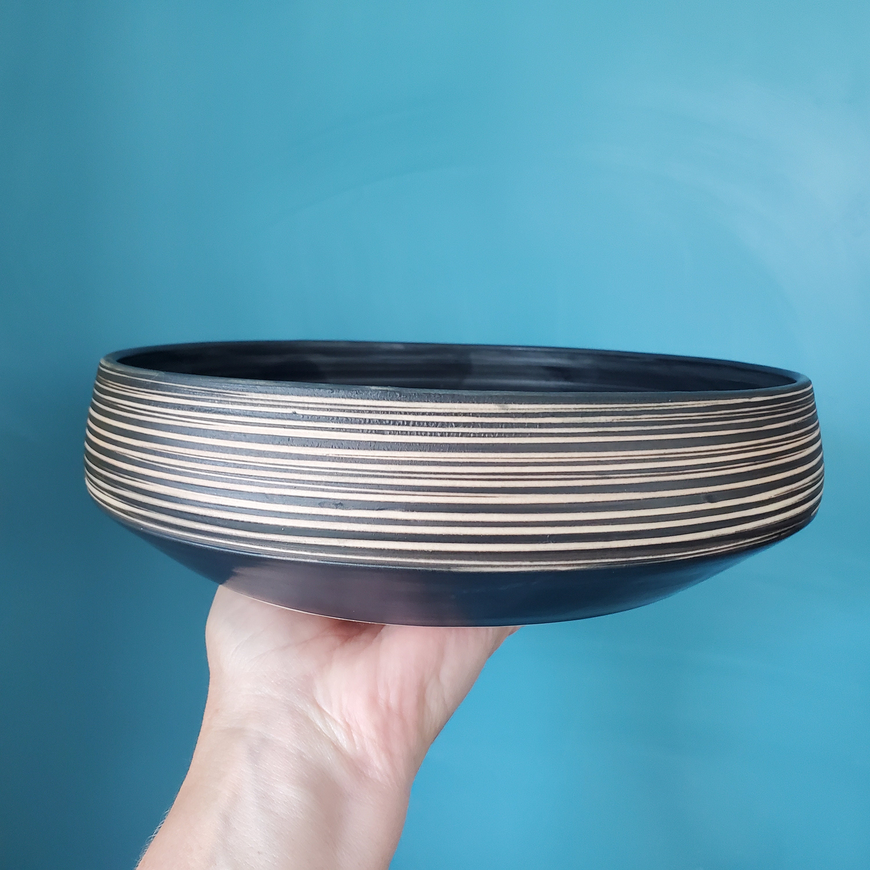 Large Serving Bowl Fruit Bowl Wide Bowl Five Designs - Etsy