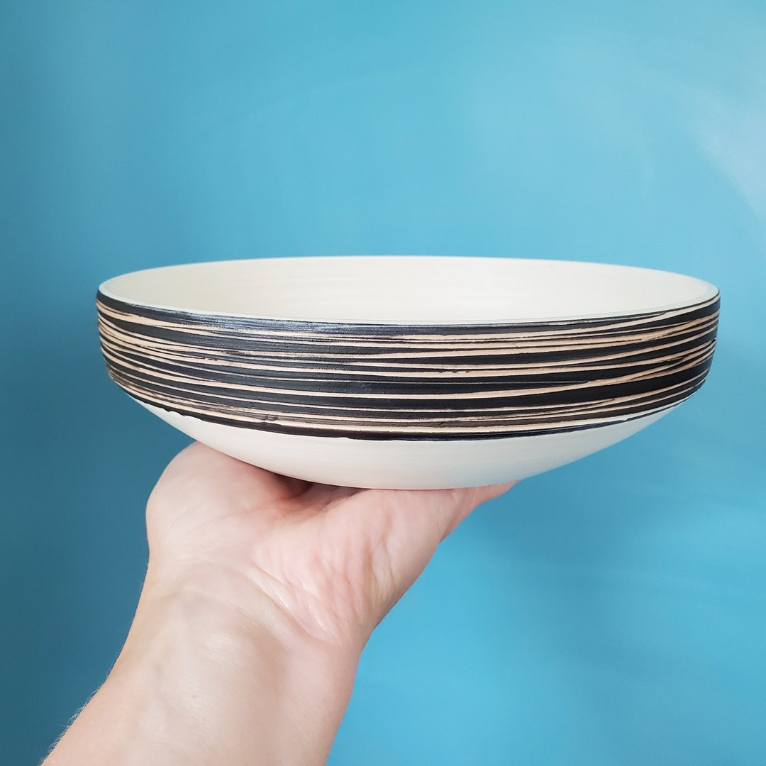 Medium Serving Bowl, Pasta Bowl, Wide Bowl, Multiple Designs, Modern ...