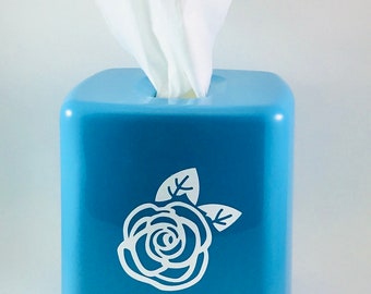 Teal Tissue Box - Etsy