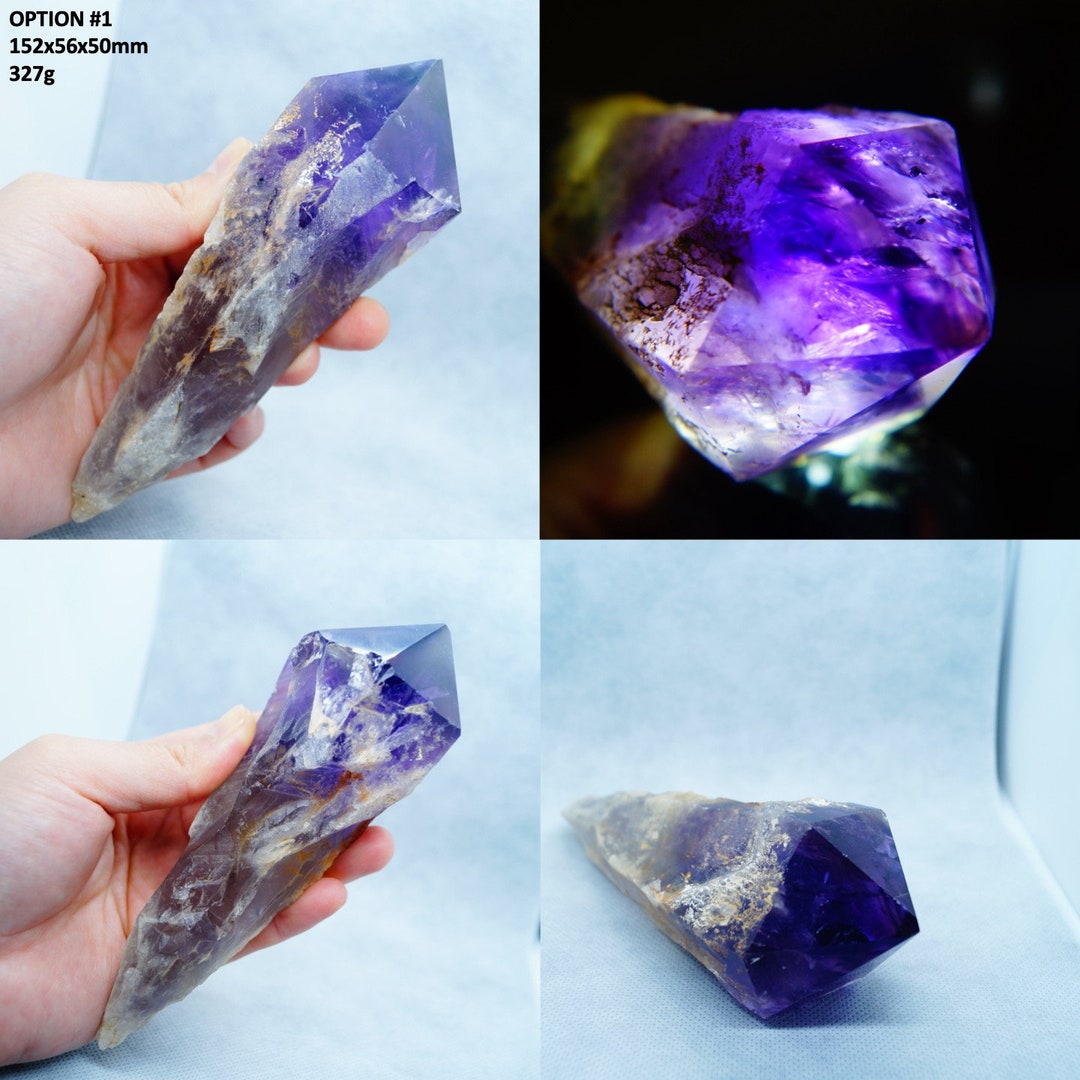 POINT - Amethyst Root Natural Raw Untreated Hand Made Crystal Specimen ...