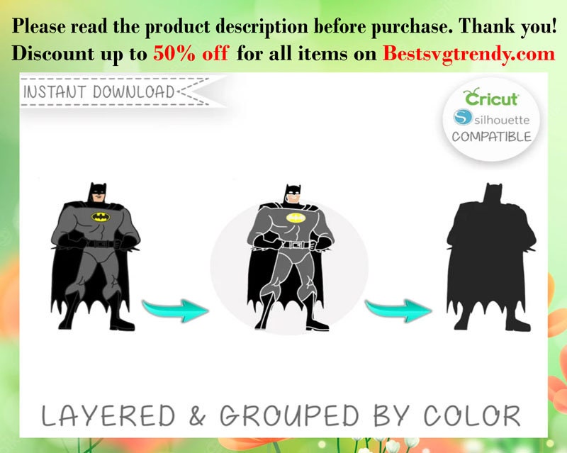 Batman Svg Superhero Svg Batman Head Svg Batman Logo Svg | Etsy