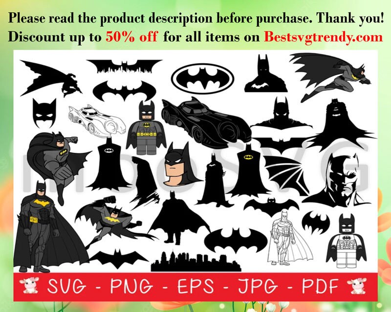 Batman Svg Superhero Svg Batman Head Svg Batman Logo Svg | Etsy