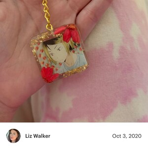 Custom Anime Resin Photo Keychain Custom KPOP Resin Photo Keychain ...