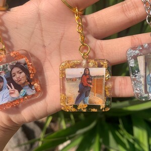Resin Photo Keychain Photo Keychain Picture Keychain Custom Photo ...