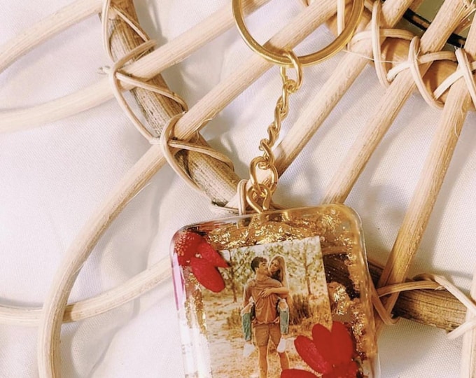 Resin Photo Keychain | Photo Keychain | Keychain With Photo | Custom ...