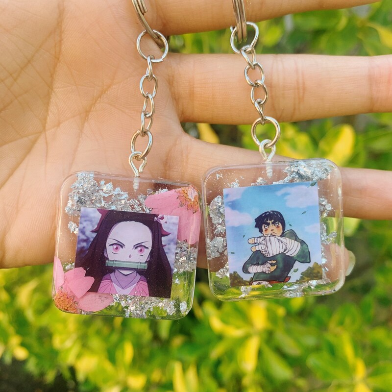 Anime Custom Keychain - Etsy